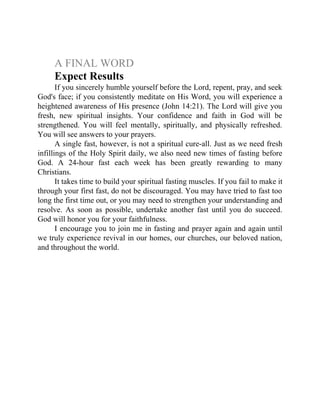 7 basic steps to successful fasting & pr bill bright | PDF
