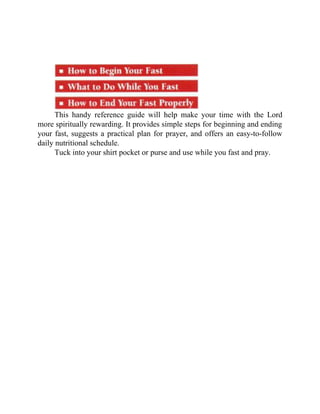 7 basic steps to successful fasting & pr bill bright | PDF
