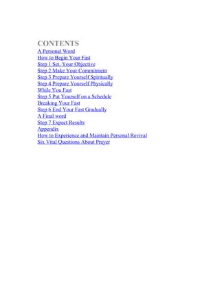 7 basic steps to successful fasting & pr bill bright | PDF