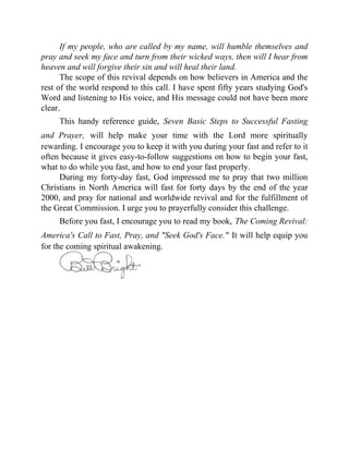 7 basic steps to successful fasting & pr bill bright | PDF ...
