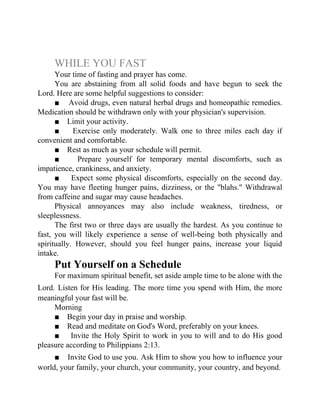 7 basic steps to successful fasting & pr bill bright | PDF