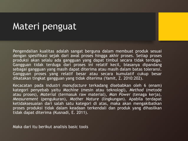 7 Basic Quality tools | PPTX