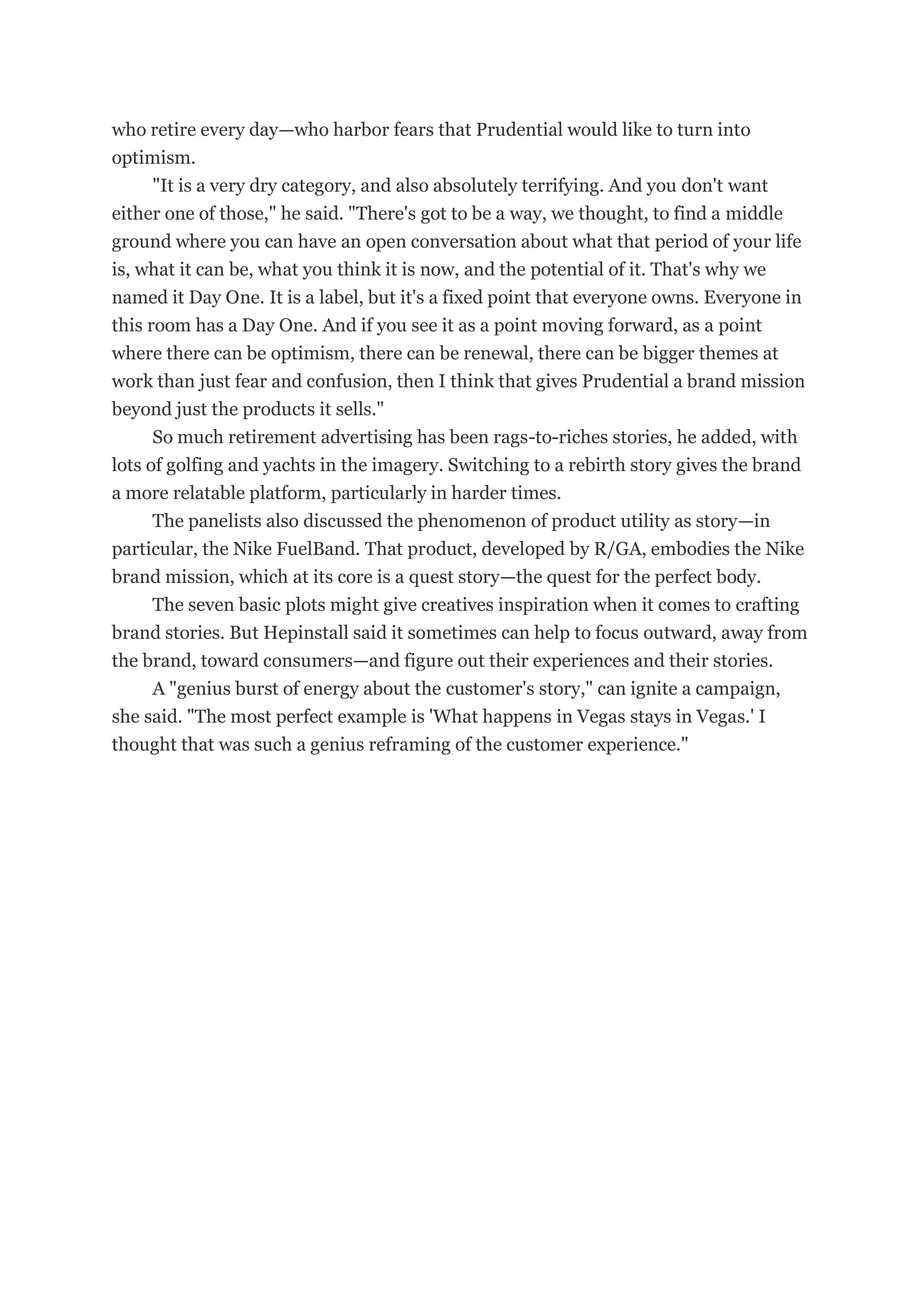 7 basic types of brand stories | PDF