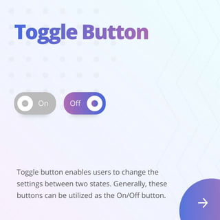 7 Basic Types of Buttons in UI | PPTX