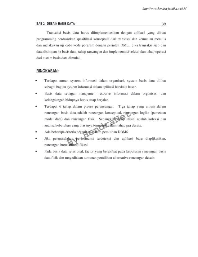 basis data lanjut modul | PDF