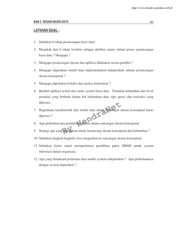 basis data lanjut modul | PDF