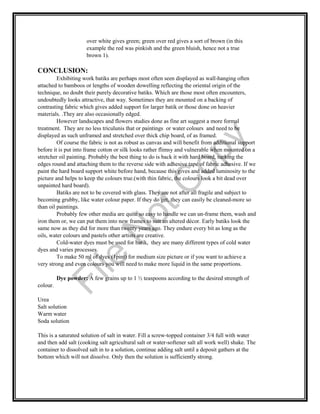 batik printing shubhangi | PDF