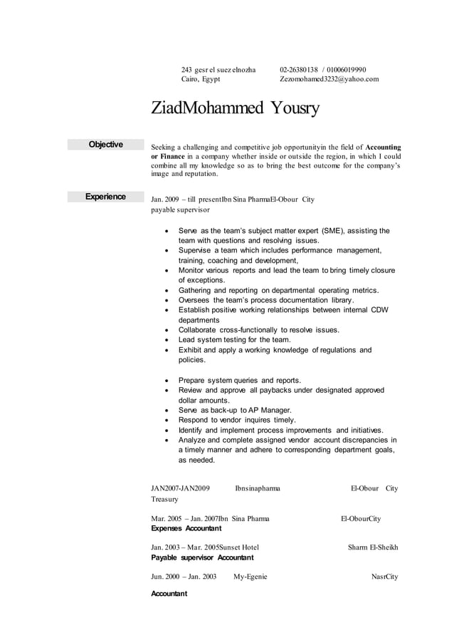 ZIAD CV | DOCX