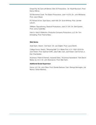 Script Supervising Resume | PDF