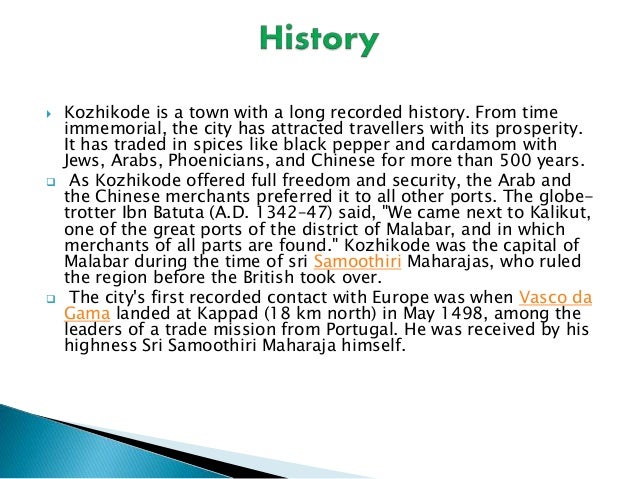 History Of Kozhikode _ The History of Foundation and Rise of Kozhikode ...