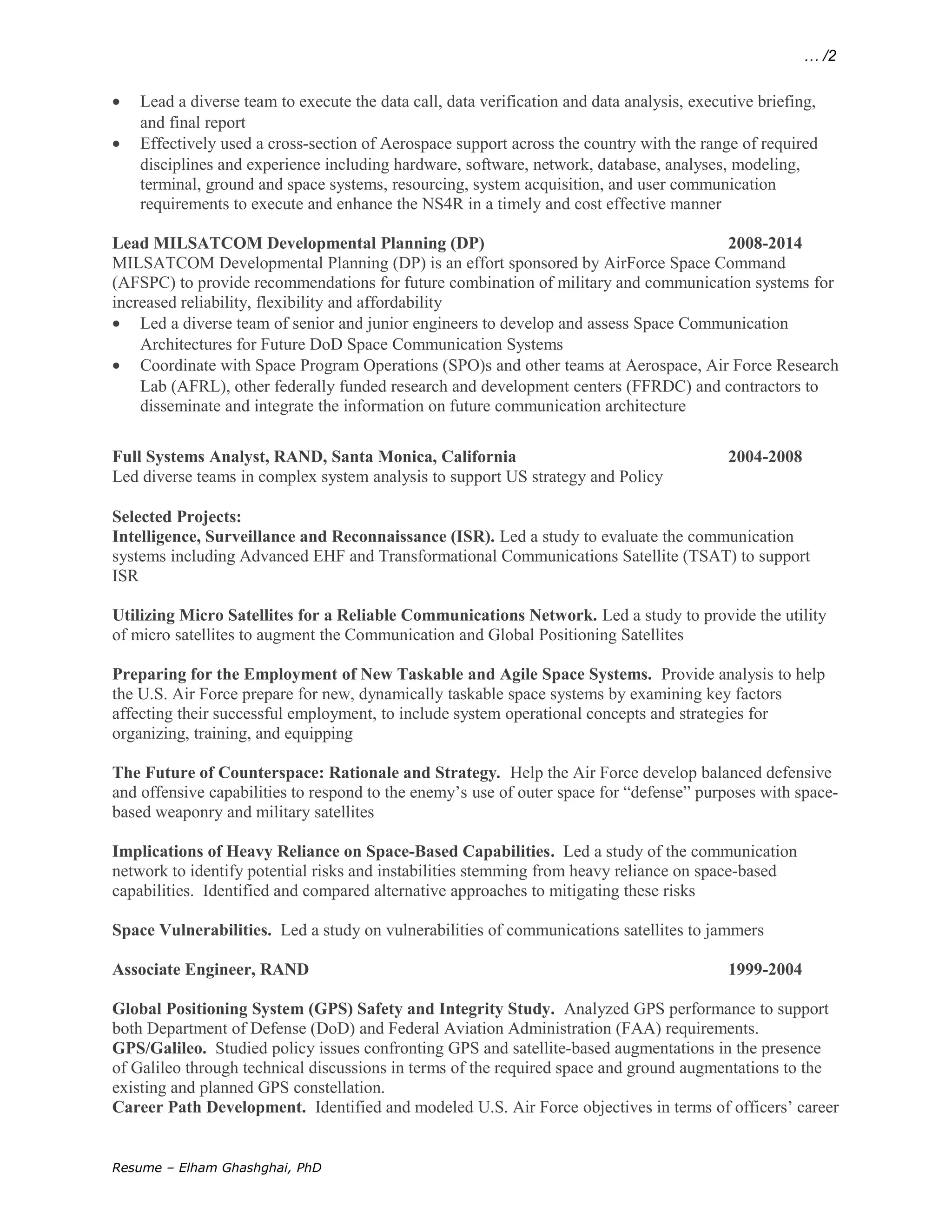 ELHAM GHASHGHAI resume | DOC