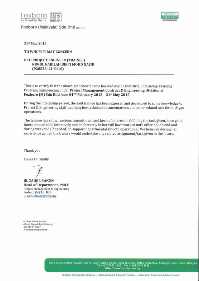 LETTER OF TESTIMONIAL | PDF