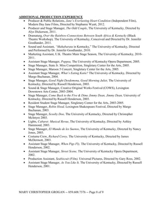 M Grogan CV_November 2015 | PDF