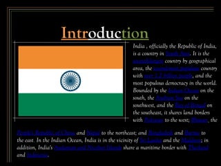 India-a great country | PPT