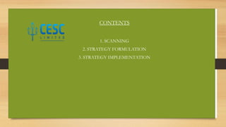 CESC LTD PPT ON STRATEGIC MANAGEMENT | PPTX | Power and Energy Industry ...