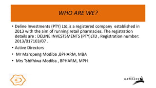 Deline Profile to National Gazelles | PPT
