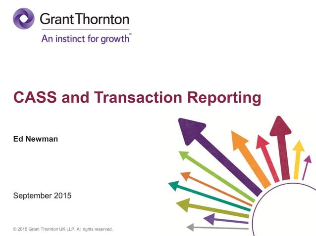 CASS and TR - Ed Newman (Sept 2015) | PPT