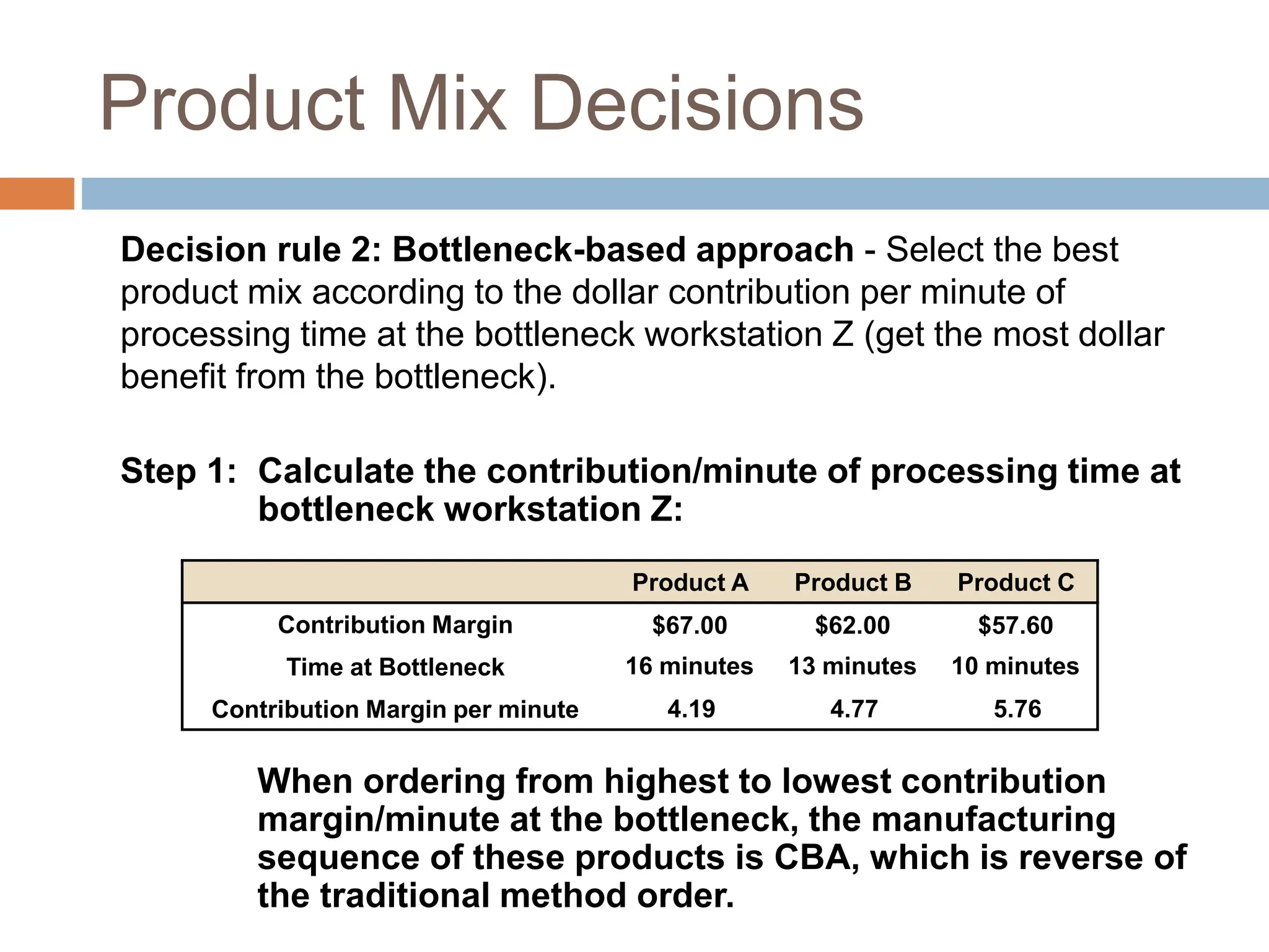 Constraint Management, operations management.ppt
