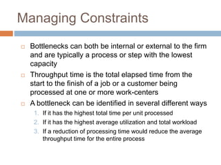 Constraint Management, operations management.ppt