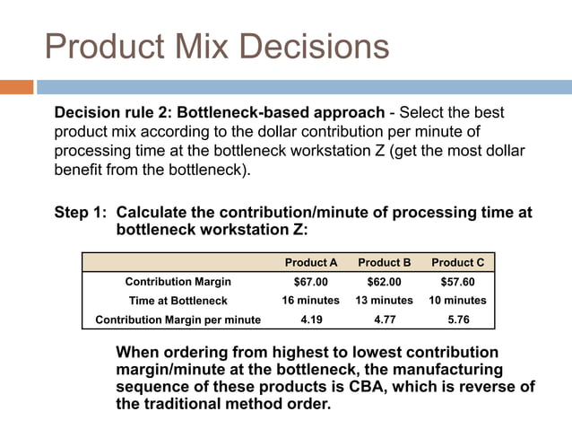 Constraint Management, operations management.ppt
