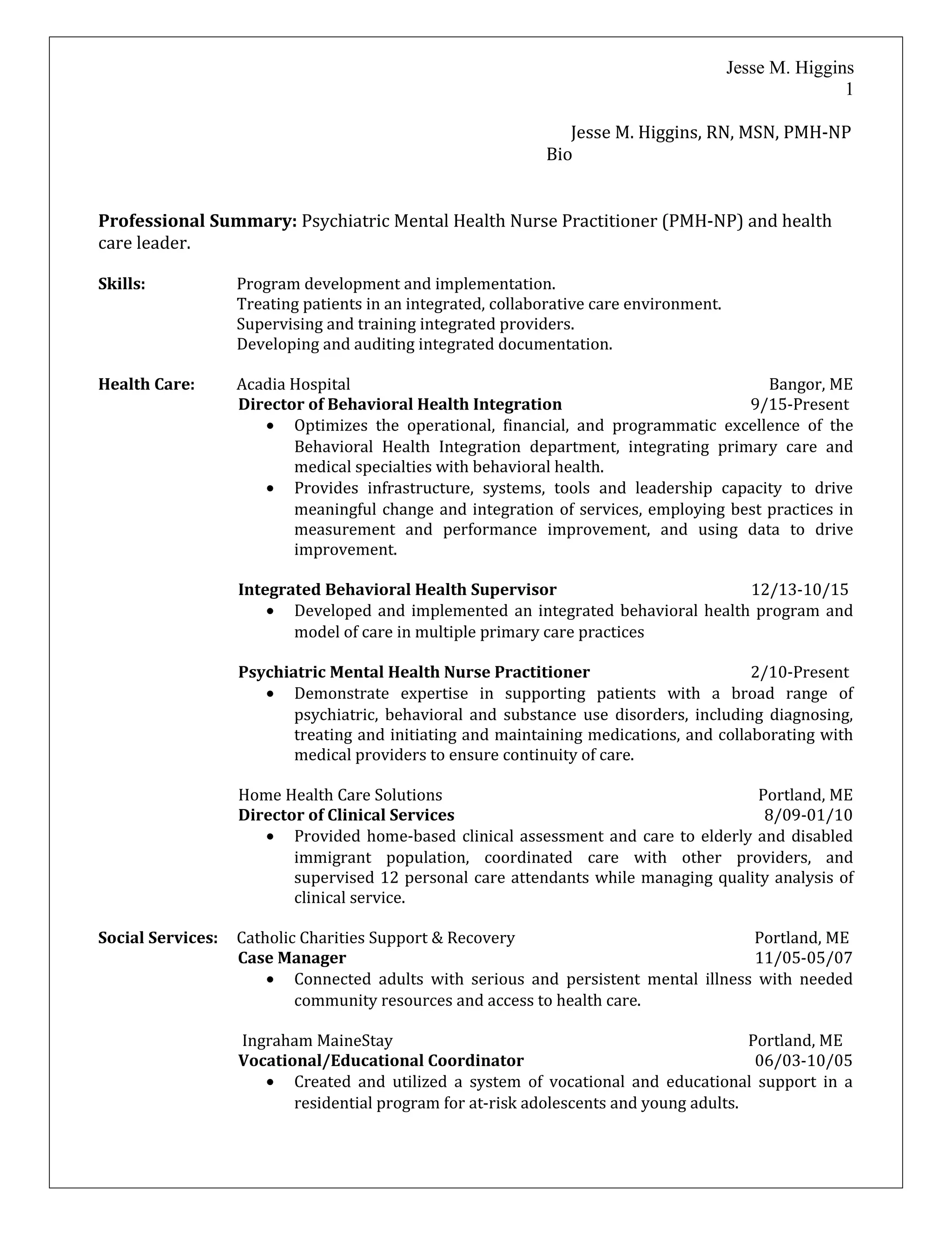 jesse higgins cv 2016 (3) | DOC