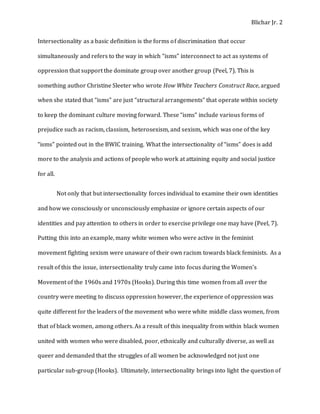 Intersectionality&Privilege | DOCX