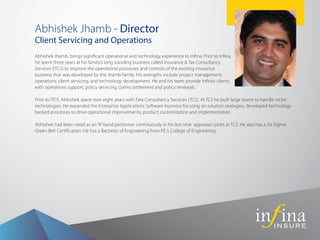 Infina Management Team | PDF