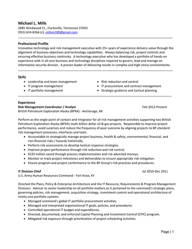 Michael_Mills_Resume | PDF