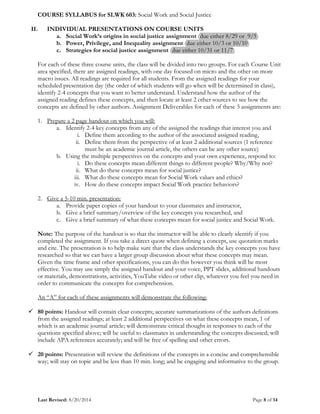 SLWK 603.George.Fall 2014.Final | PDF