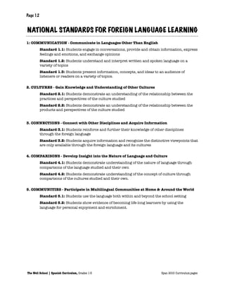 Span 2010 CurriculumPDF | PDF