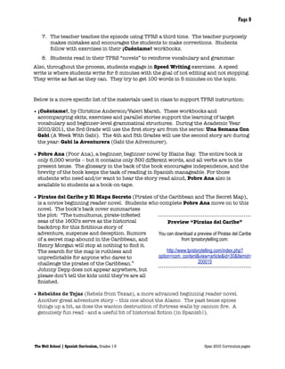 Span 2010 CurriculumPDF | PDF