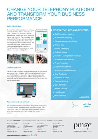 Xelion Fact Sheet | PDF | Smartphones | Consumer Electronics