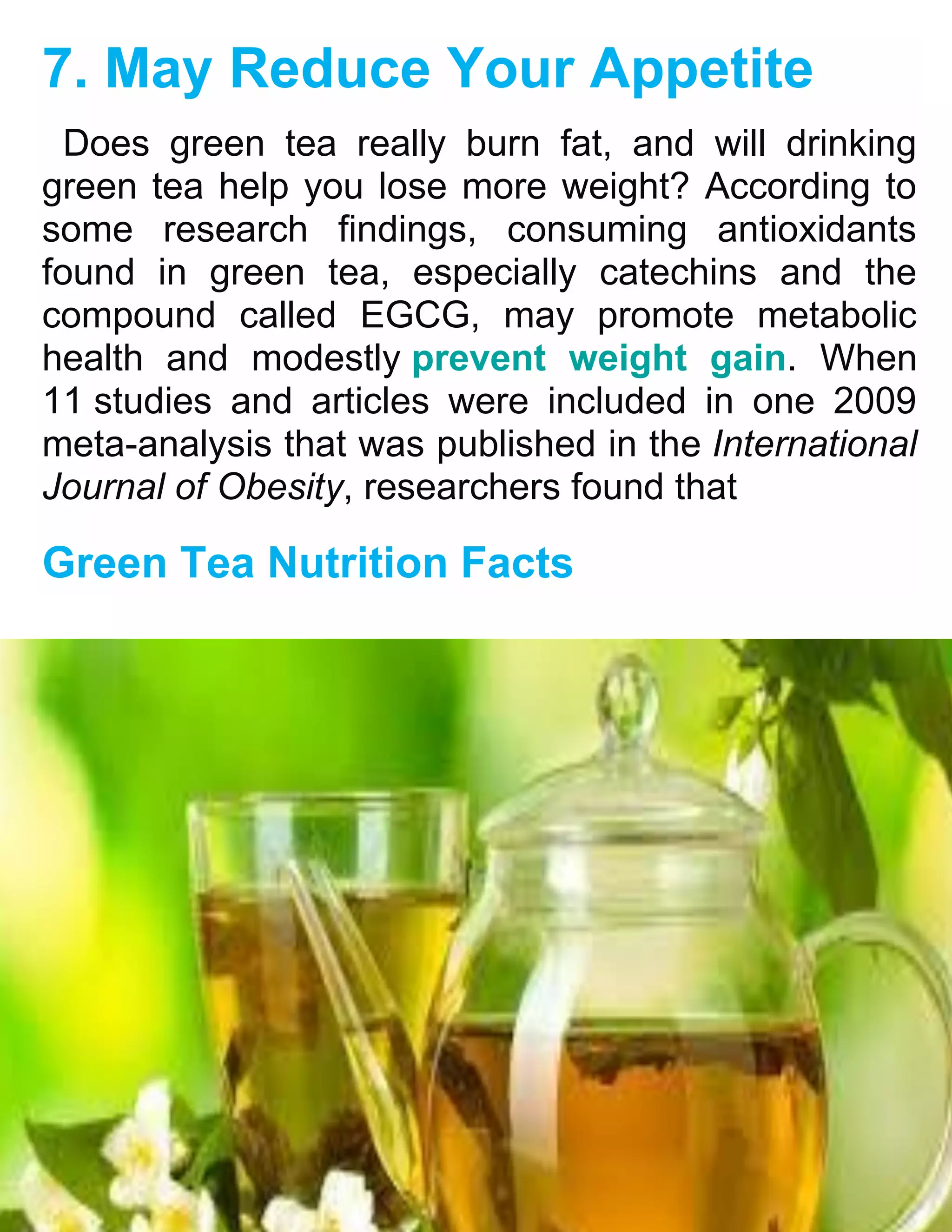 7 benefitis green tea | PDF