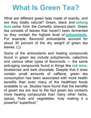 7 benefitis green tea | PDF