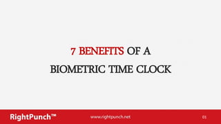 The Benefits of Using a Biometric Timeclock in Workforce Management | PDF