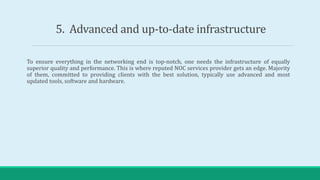 7 benefits of noc services | PPT