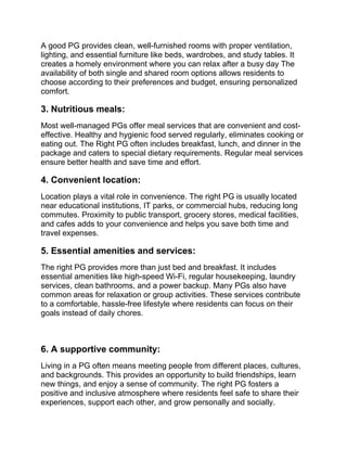7 Benefits of Staying in the Right PG for Girls.docx