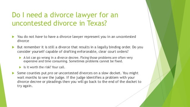 7 benefits of uncontested divorce in texas