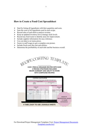 7 Benefits of Using Food Cost Spreadsheet.docx