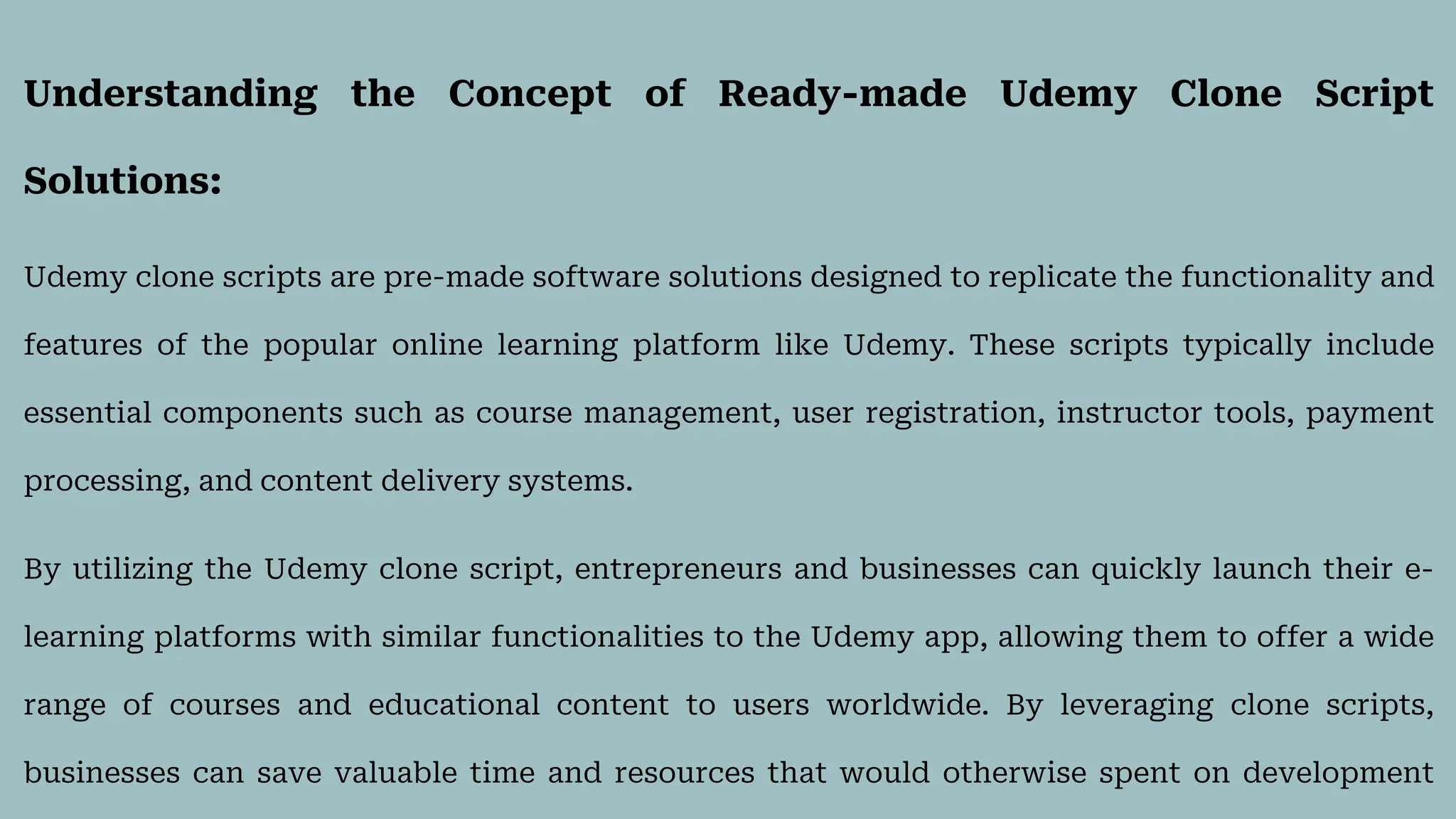7 Benefits of Using Ready-made Udemy Clone Script.pptx
