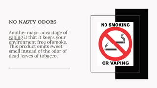 7 benefits of vaping | PPT