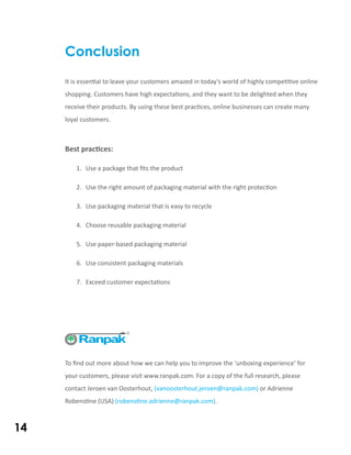 7 best packaging practices for ecommerce | PDF | Household Supplies ...