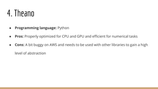7 best AI tools in 2020 | PPTX | Programming Languages | Computing