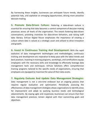 7 Best Data Management Strategies For Better Decision-Making | PDF