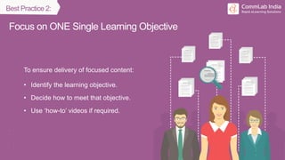 7 Best Practices for Creating Microlearning Videos For Employee Training | PPT