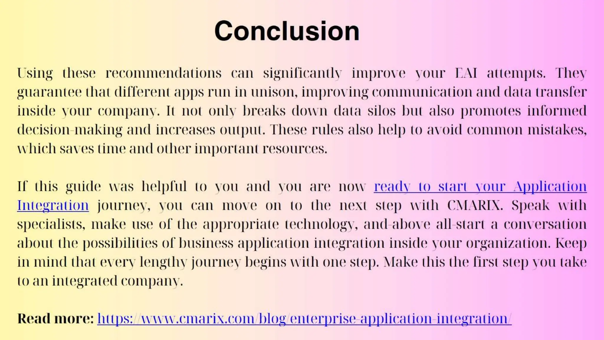 Understanding Enterprise Application Integration | PPTX