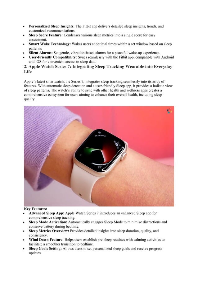 7 Best Sleep Tracking Wearables You Can't Miss Out On | PDF | Wearable ...