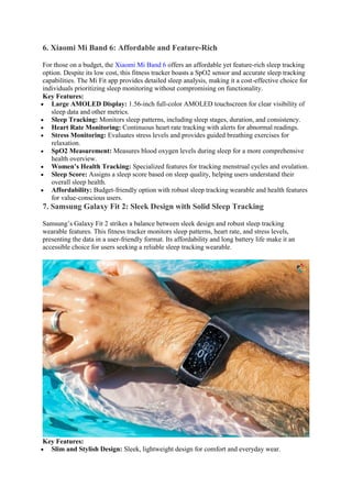 7 Best Sleep Tracking Wearables You Can't Miss Out On | PDF | Wearable ...