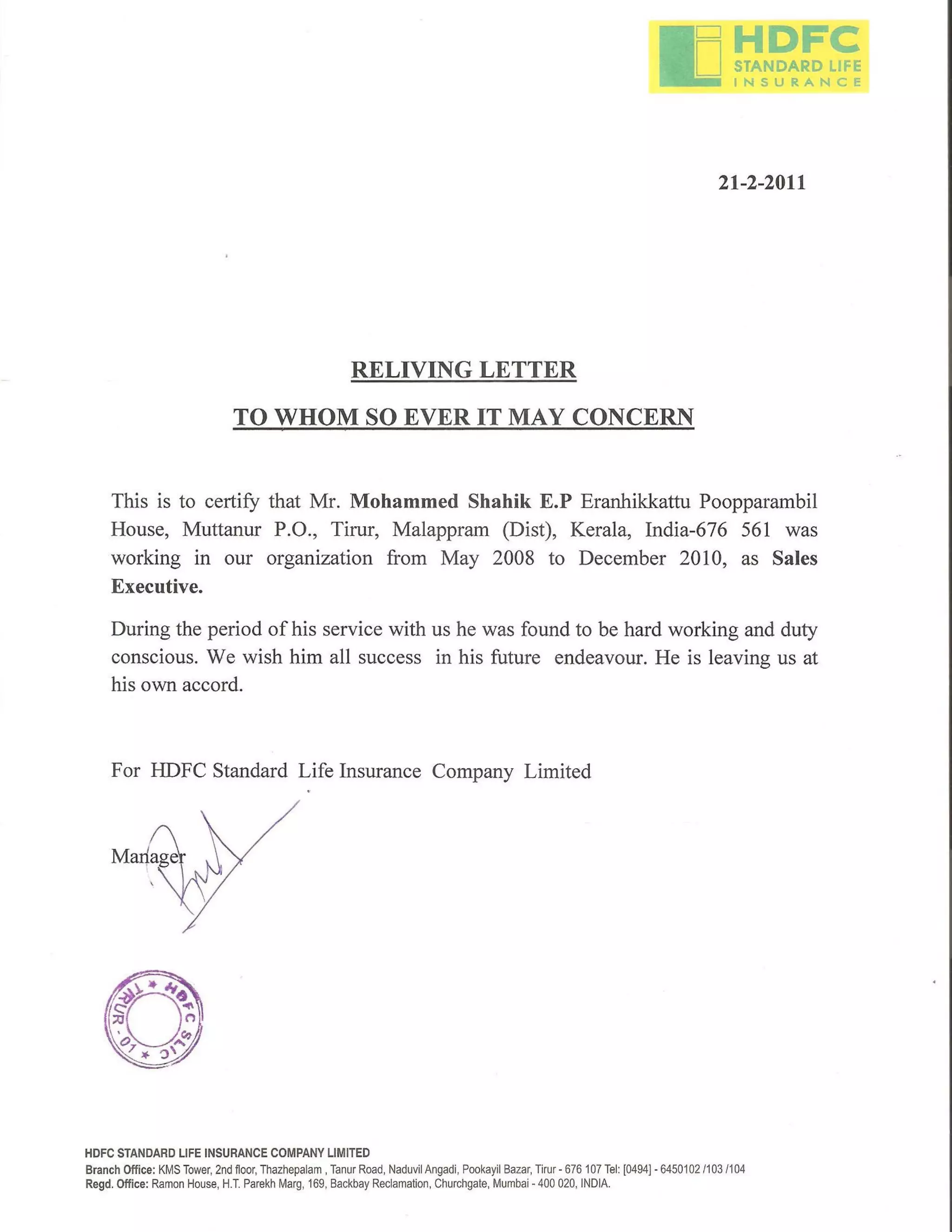 5 Hdfc Sales Executive Certificate Pdf