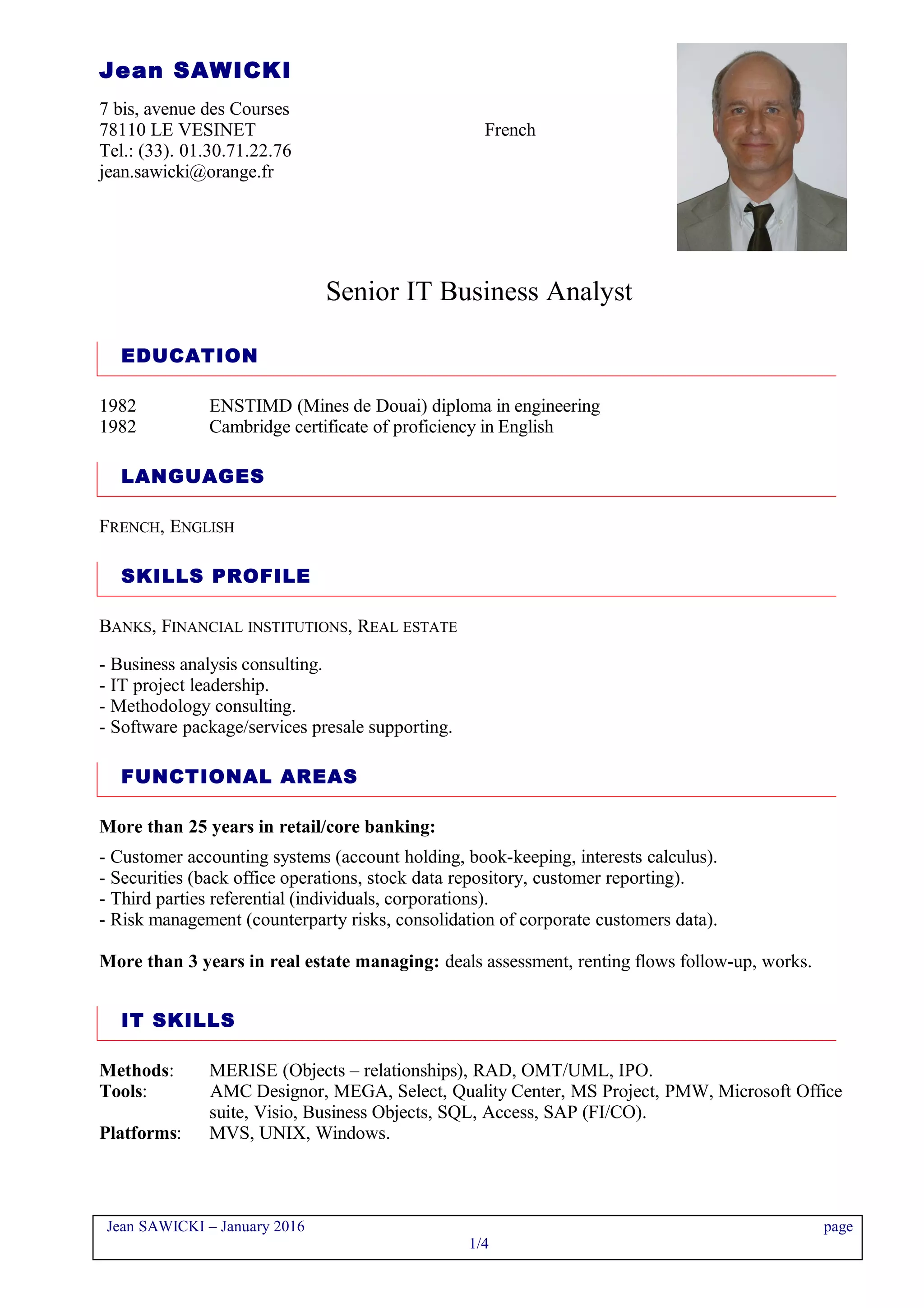 CV JS 2016 in English | DOC